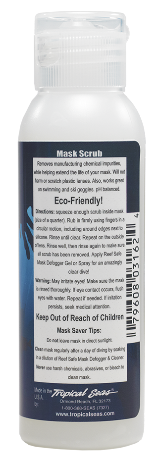 Tropical Seas® Dive Mask Scrub 2oz – Tropical Seas, Inc.